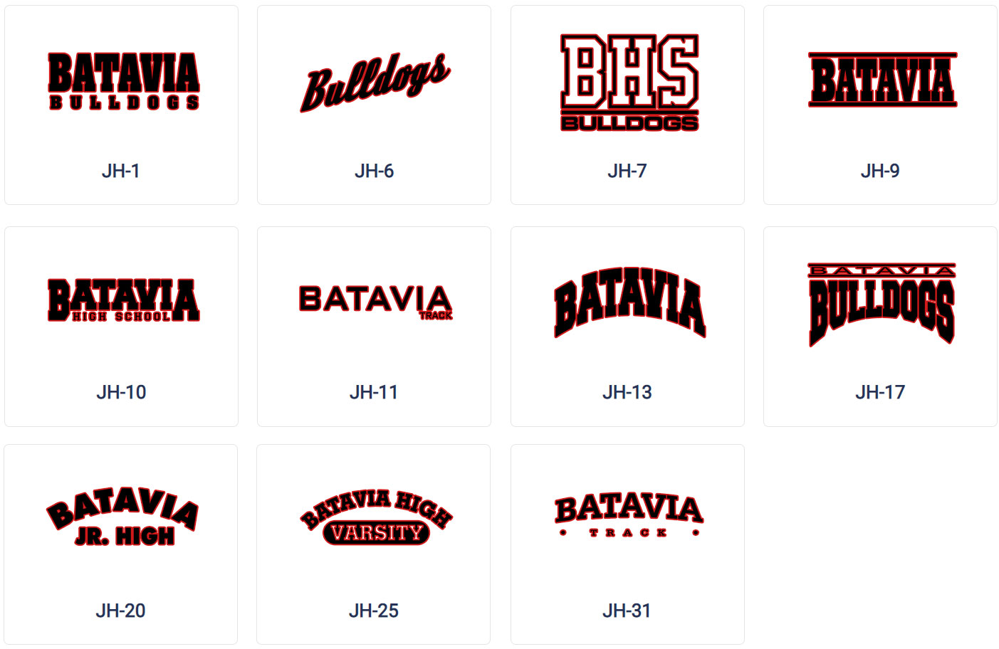 2 Color Track Team Names